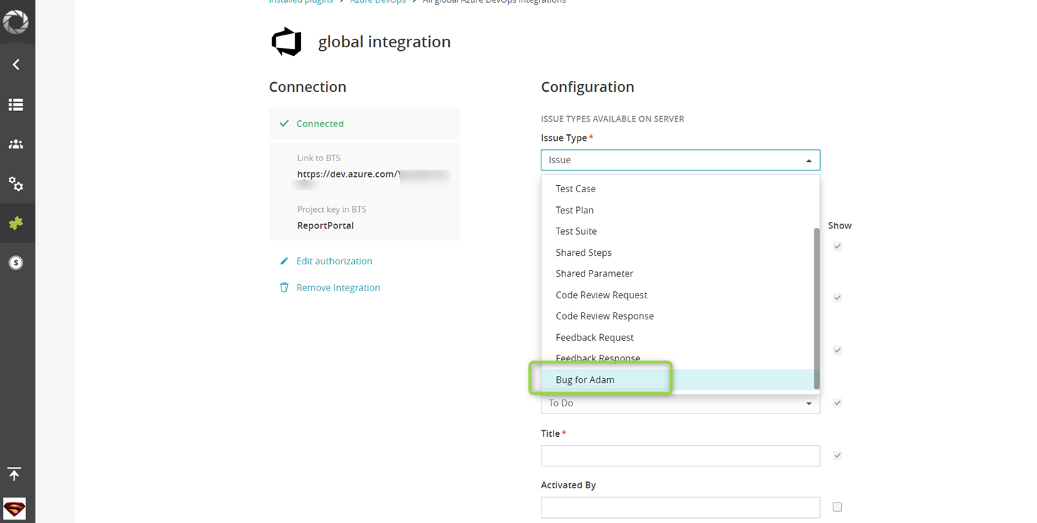 Azure DevOps | ReportPortal Documentation