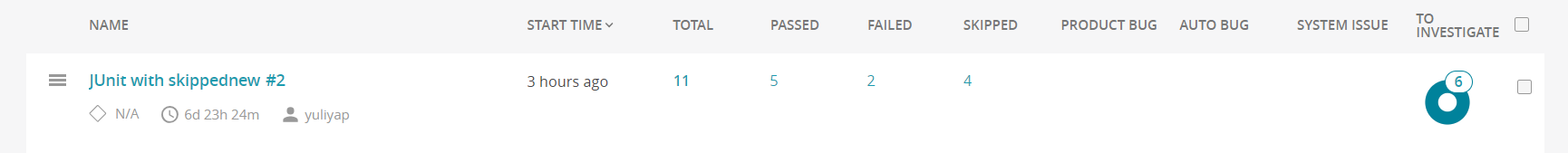 JUnit | ReportPortal Documentation