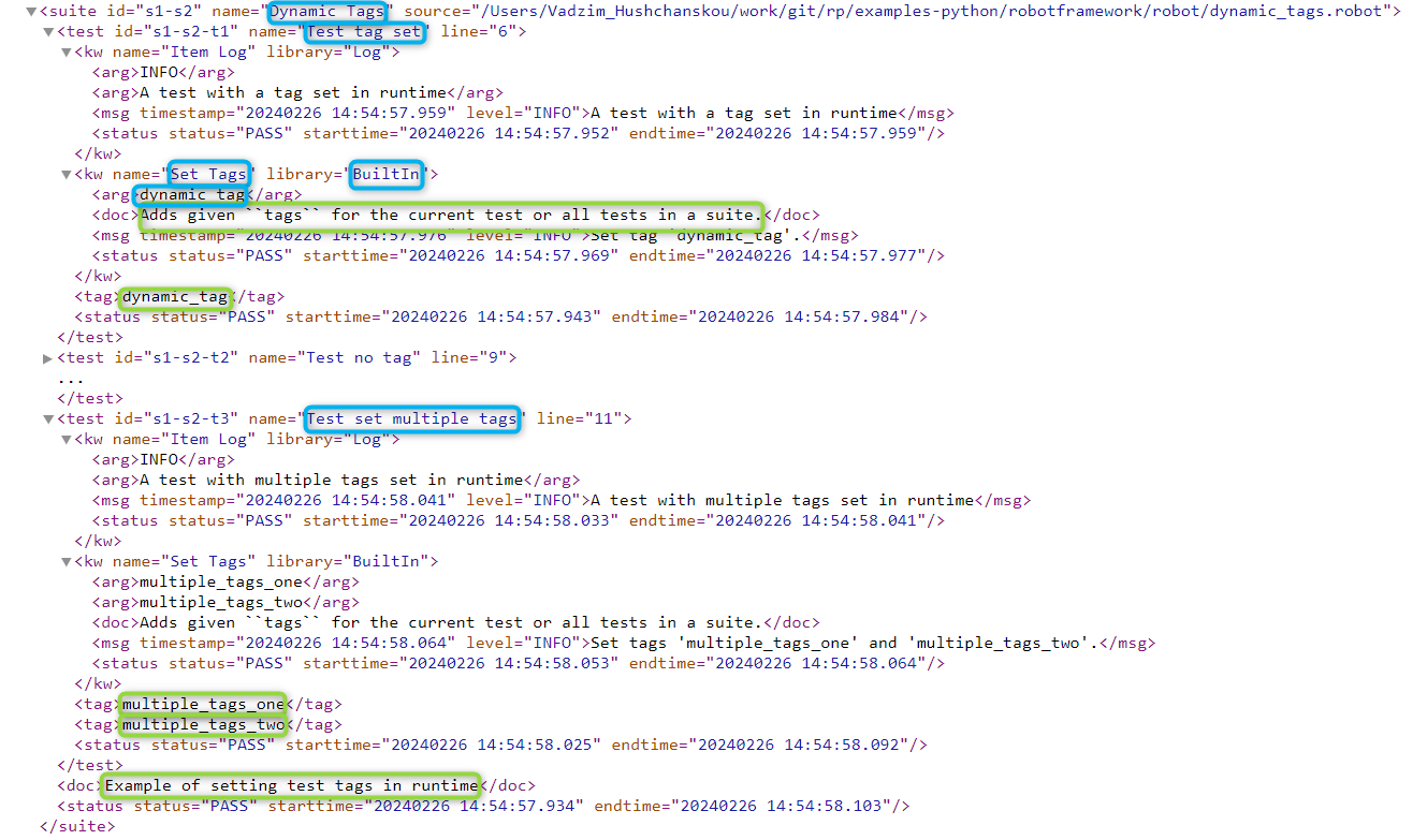 RobotFramework | ReportPortal Documentation